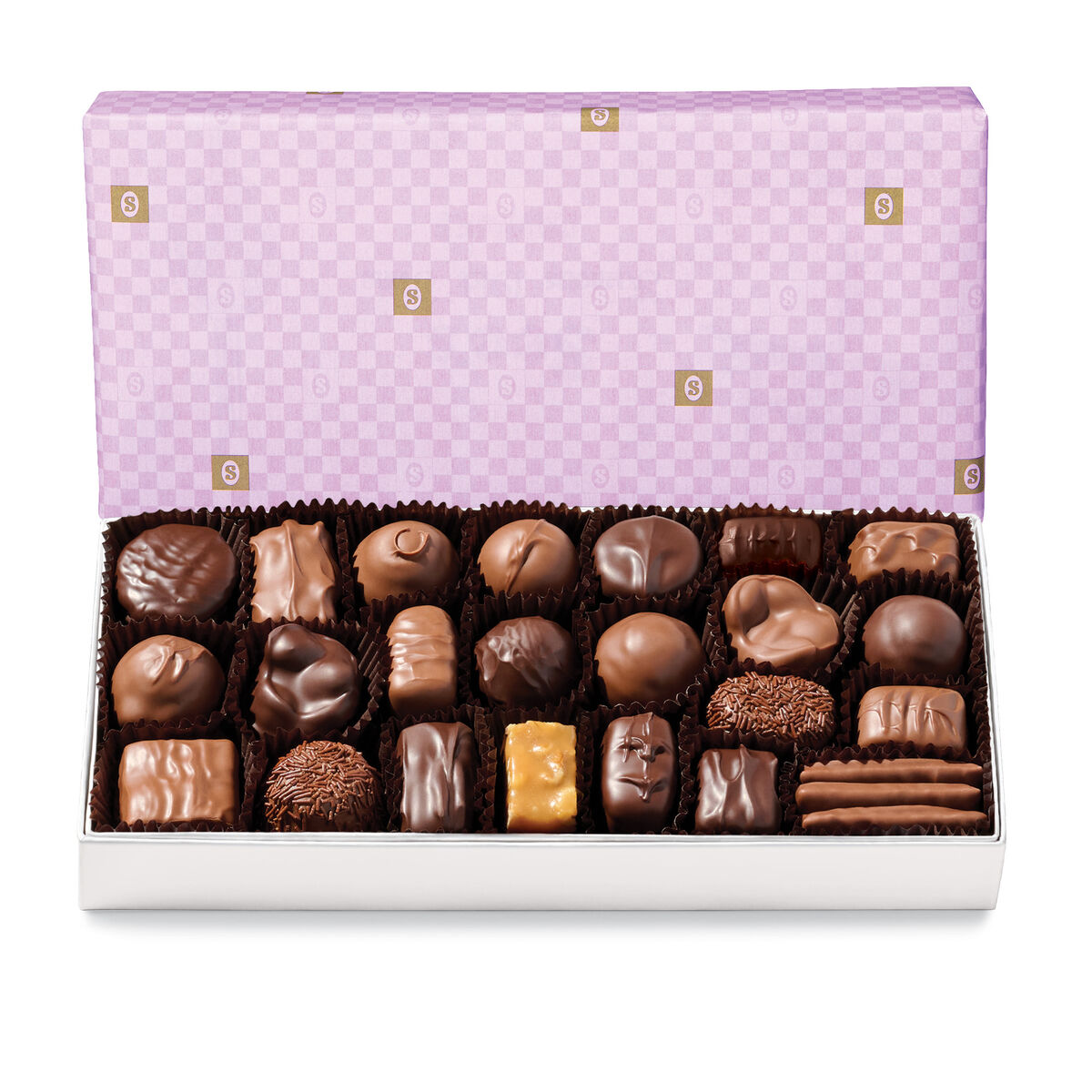 Assorted ChocolatesLavender Wrapped – See's Candies Australia
